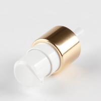 China Luxury Gold Cosmetic Lotion Pump with White Actuator for Skincare Bottles for sale