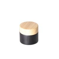 China 10g Portable Cream Jar with Wooden Cap for Personal Care - Custom Logo Printing Available for sale