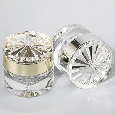 China Acrylic Airless Jar Bottle 30g 50g 100ml with Aluminum Lotion Pump or Mist Sprayer for Cosmetic Packaging for sale