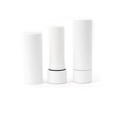 China 3.5g White Lipstick Tube with Rubber Circle for Cosmetic Packaging for sale