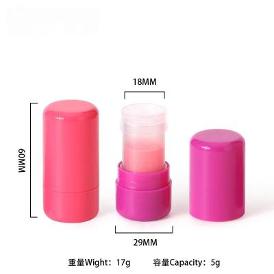 China 5ml Empty Plastic Lip Gloss Tube Jelly Lipstick Container Custom Logo for sale