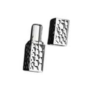 China Silver Electroplating 5g Fashionable Lipstick Tube for Cosmetic Packaging for sale
