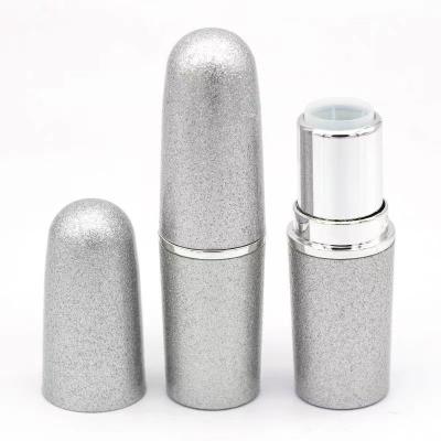 China Bullet Shape 5g Aluminum Electroplating Lipstick Tube for Cosmetic Packaging for sale