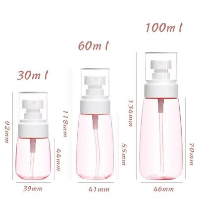 China Customized UPG Plastic Spray Pump Bottles 30ml 60ml 100ml with 0.12ml Precision Control for Perfume and Cosmetics for sale