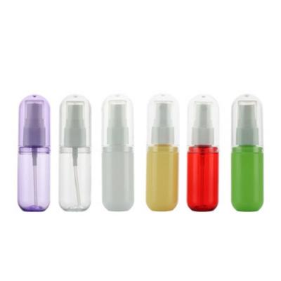 China Special Oval Design 30ml Plastic PP Bottle for Cosmetic Liquid Products Packaging for sale