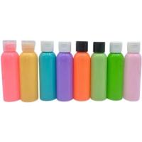 China 50ml PET Plastic Bottle with Screw Cap - Multiple Colors for Liquid Packaging and Storage for sale