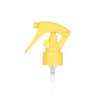 China Yellow Color 24 / 410 Plastic Mini Trigger Sprayer With Plectrum Design for sale