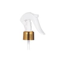 China Golden Aluminum Closure 24/410 Plastic Mini Trigger Sprayer for Cleaning 500ml for sale
