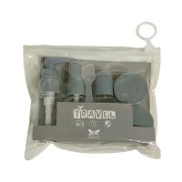 China Personalized Logo 6 Piece Skincare Travel Bottle Set with Hair Care & Luxury Components for Washing Package for sale