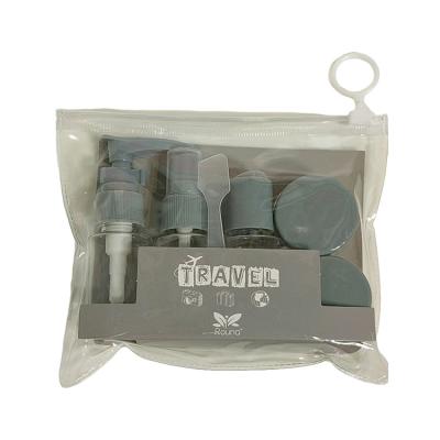 China Personalized Logo 6 Piece Skincare Travel Bottle Set with Hair Care & Luxury Components for Washing Package for sale