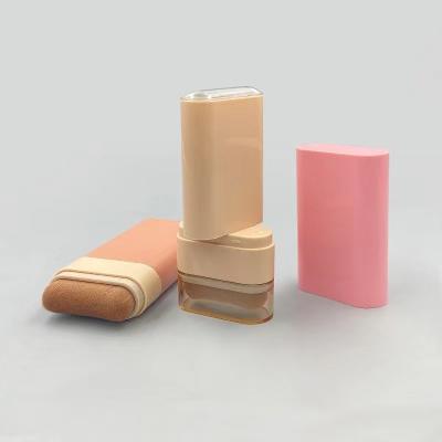 China Custom Plastic Blush Stick Container 10ml with Silkscreen Print for sale