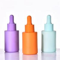 China 30ml 50ml 100ml Glass Essential Oil Bottles with Custom Colors and Dropper Caps for Aromatherapy for sale