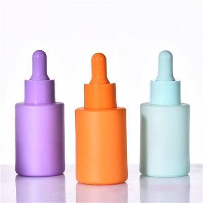 China 30ml 50ml 100ml Glass Essential Oil Bottles with Custom Colors and Dropper Caps for Aromatherapy for sale