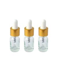 China 5ml Clear Glass Essential Oil Bottle with Aluminum Dropper - Precision Dispensing for Aromatherapy & Oils for sale