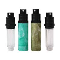 China Marble-Effect Perfume Spray Bottle and Travel-Friendly Fine Mist Atomizer for Elegant Fragrance Packaging for sale