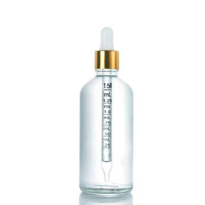 China 10ml Glass Essential Oil Bottle with Dropper Cap - Clear/Amber/Cobalt Blue UV Protection for sale