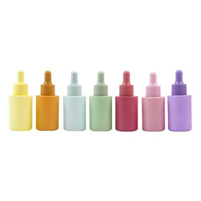 China Amber Glass Dropper Bottles 5ml to 100ml Refillable Essential Oil Serum Cosmetic Packaging for sale