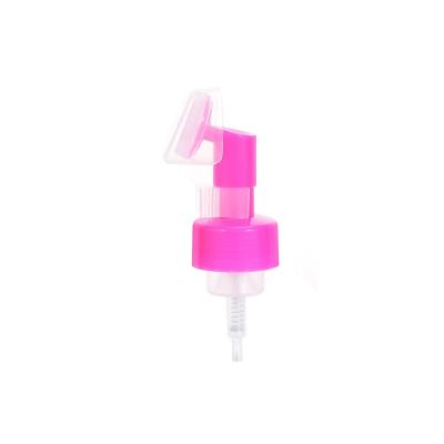 China Customized 42mm Plastic Foam Pump with Silicone Brush for Skincare and Cleaning Applications for sale