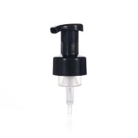 China Black Cosmetic Lotion Pump Dispenser with Locking Collar for sale