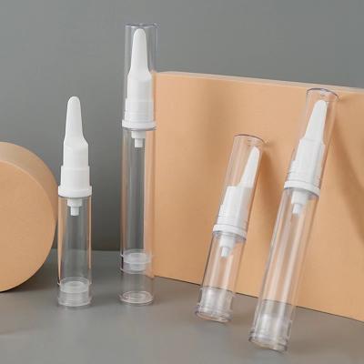 China Customized 15ml Airless Pump Bottle for Eye Cream with Special Dispensing Head for sale