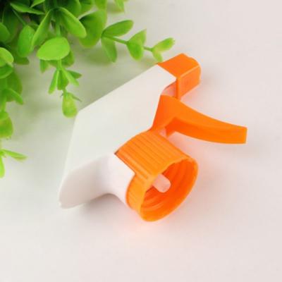 China Orange Circle 28/410 28/415 Plastic Trigger Sprayer Used For Cleaning Bottles for sale