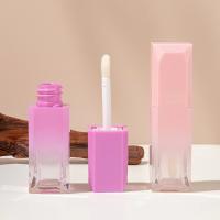 China Gradient 5ml Plastic Lip Gloss Tube With Stock Support Customization for sale