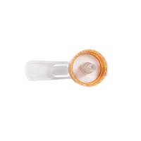 China Mini Trigger Sprayer with White & Wood Grain Finish for Portable Travel Use and 0.2CC-0.35CC Output for sale