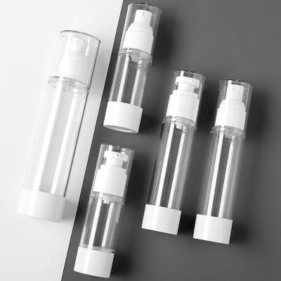 China Plastic Airless Bottle 15ml to 120ml with Sprayer Head for sale