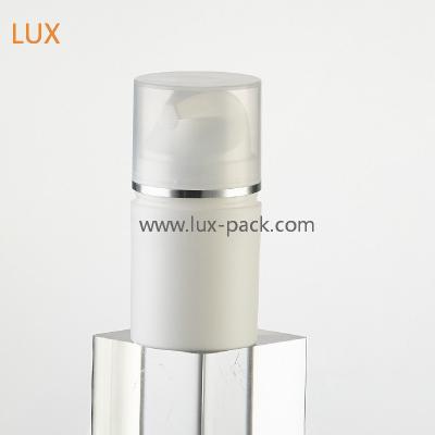 China 50ml Plastic Airless Pump Bottle for Cosmetic Cream 0.2ml Dosage for sale