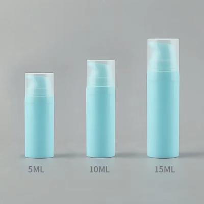 China 5ml 10ml 15ml Plastic PP Airless Bottle for Cosmetic Lotion for sale