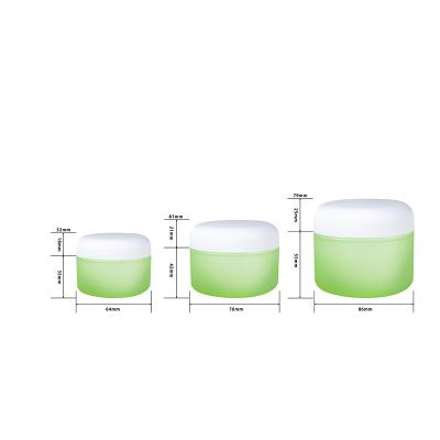 China Custom Plastic PP Cream Jar 50g 100g 200g Capacity for Cosmetics and Personal Care Products for sale