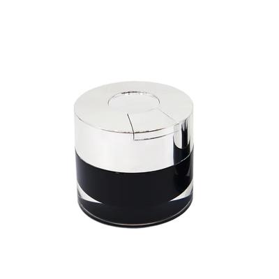 China 30g 50g Acrylic Cream Jar with Spoon Customizable Printing for sale