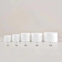 China Custom Plastic PP Cream Jar 5g to 50g for Cosmetic Packaging for sale