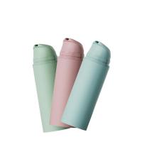China 50ml Refillable Airless Pump Bottle PP Plastic Custom Color Printing for Skincare Cosmetics for sale