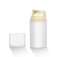 China Customizable Snap Lock Airless Pump Bottle with 30/50/75ml Capacity for Skincare and Cosmetics for sale