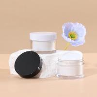 China AS Plastic Custom 15g 30g 50g Double Layer Round Cream Jar for Cosmetic Packaging for sale