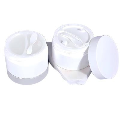 China 50g 50g PP Plastic Cream Jar Durable Gentle for Delicate Formulas Thick Creams for sale