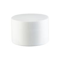 China 50+50g PP Plastic Cream Jar with Spoon 100% Fresh PP Cosmetic Packaging 20 Days Lead Time for sale