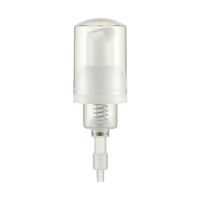 China 28mm Plastic Foam Dispenser Pump with Special Nozzle 100ml Capacity for Custom Skincare for sale
