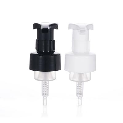 China 40mm 42mm Plastic Foam Dispenser Pump 0.25-0.3ml Discharge Customizable Tube Length for Body Lotion for sale
