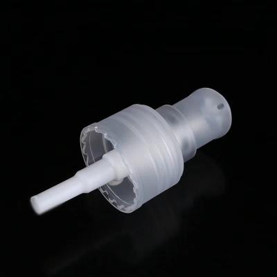 China 20mm 24mm 28mm Cream Pump Dispenser with AS Cap Twist Lock for Standard Bottles for sale