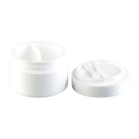 China 50g 100g Food Grade PP Cream Jar Glossy Frosted Surface Screw Cap Sealing Cosmetic Packaging for sale