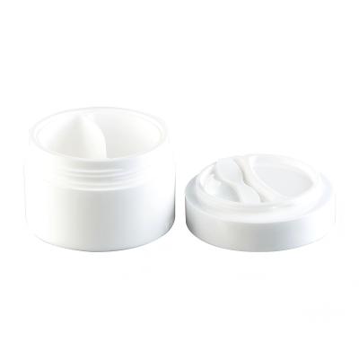 China 50g 100g Food Grade PP Cream Jar Glossy Frosted Surface Screw Cap Sealing Cosmetic Packaging for sale