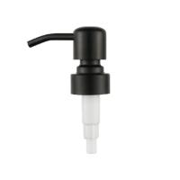 China 28/410 Stainless Steel Shell Plastic Lotion Pump 1.5ml Corrosion Resistant Dispensing for sale