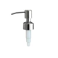 China New Design Long Nozzle Stainless Steel Shell Plastic Lotion Pump for Customized Dispensing for sale
