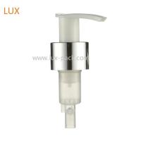 China 304 Spring A Type Cap Aluminum Closure Lotion Pump 24/410 Leak-proof Cosmetic Dispenser for sale
