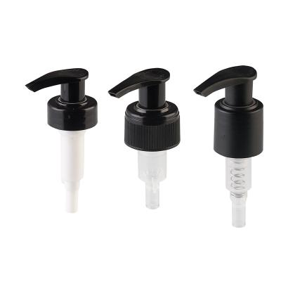 China 304 Spring Plastic Lotion Pump with Smooth Matt Closure 24mm Screw On for Cosmetics for sale