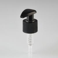 China Travel-Sized Plastic Lotion Pump 28mm Screw On Closure Ribbed Collar for Shampoos Lotions for sale