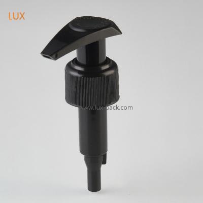 China Custom C Type Big Dosage Plastic Lotion Pump with Child Safety Twist Lock 28mm for sale