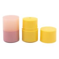 China Wholesale 15g Plastic Cylinder Lip Gloss Tube for Lip Mask with Custom Printing for sale
